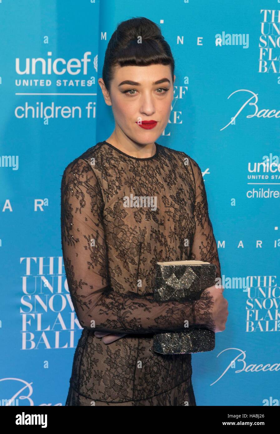 New York, NY, USA. 29th Nov, 2016. Mia Moretti at arrivals for 12th ...