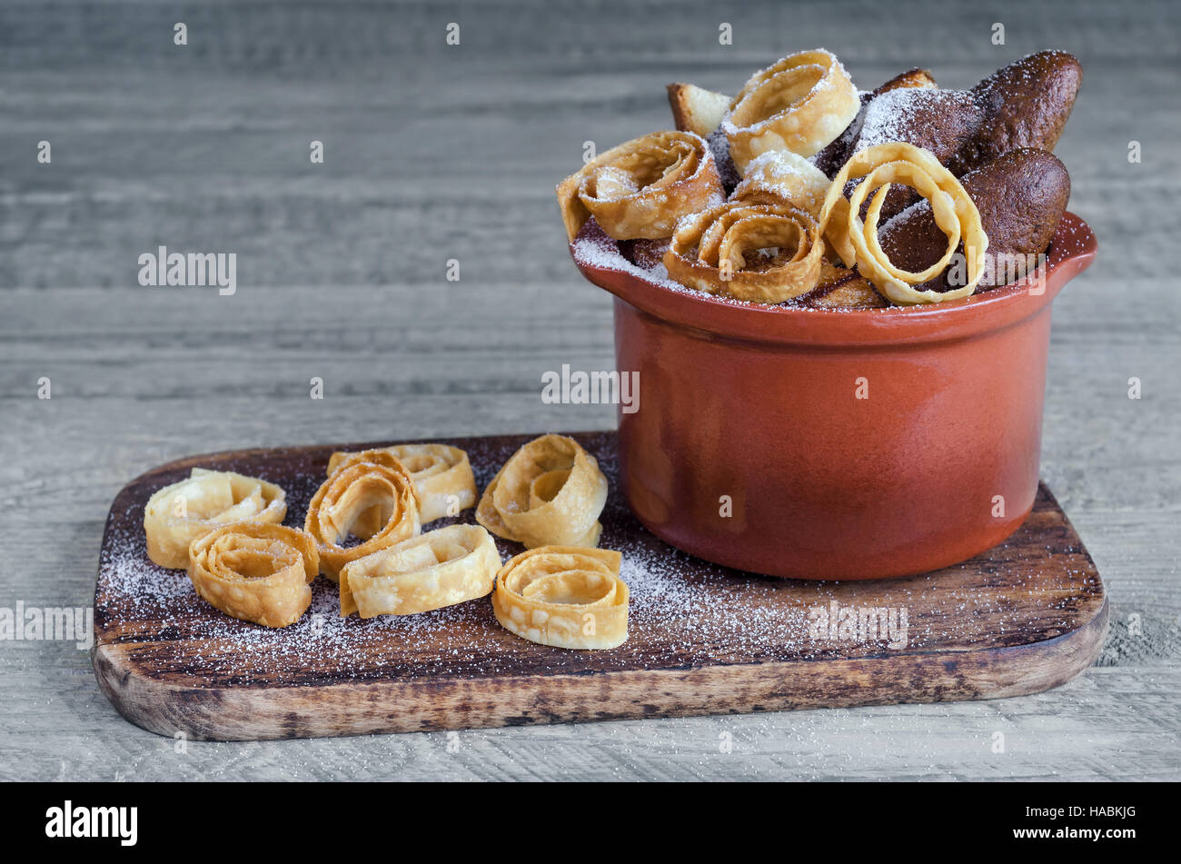 Cookies, dusted with powdered sugar Stock Photo - Alamy