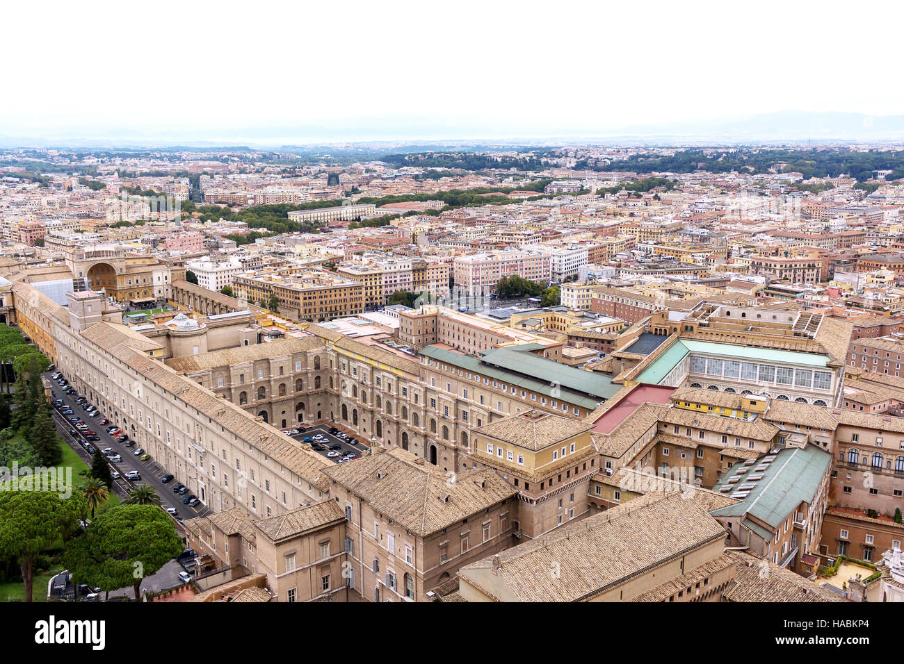 Vatican city aerial view hi-res stock photography and images - Alamy