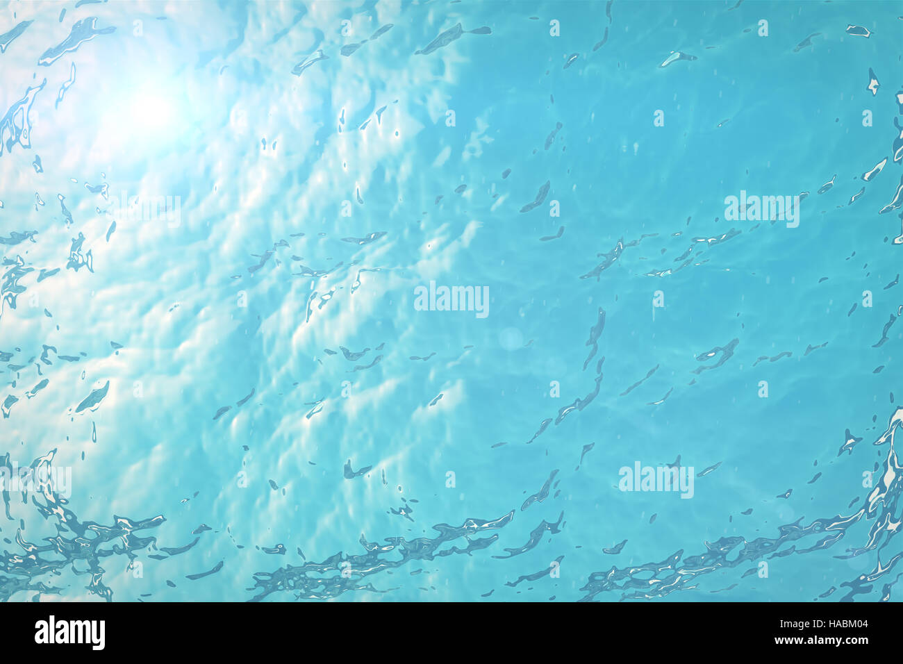 rendering surface underwater blue background in sea Stock Photo - Alamy