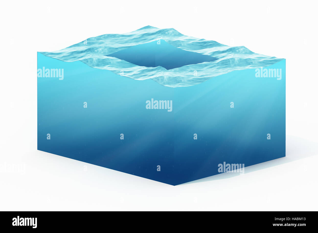 Rendering illustration cross section water hi-res stock photography and ...