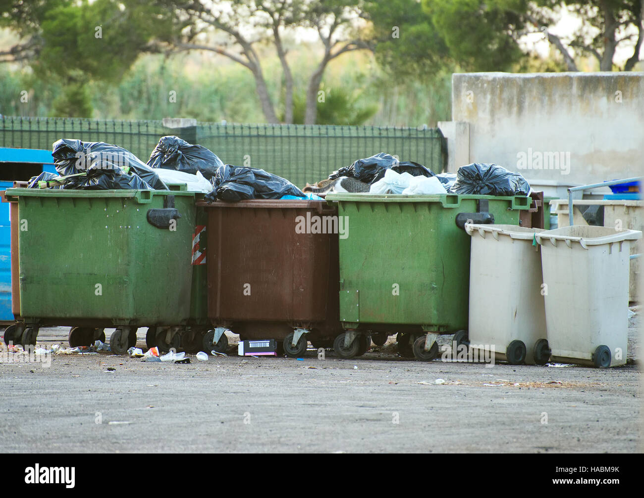 Garbage Bin Street High Resolution Stock Photography and Images - Alamy