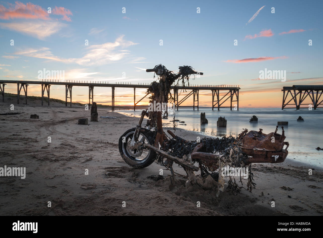 Steetley pier, Hartlepool Stock Photo - Alamy