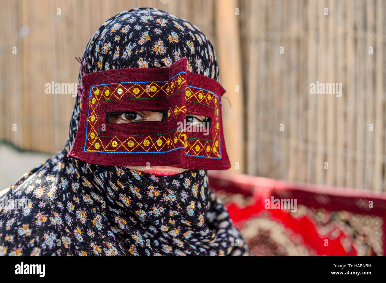 Bandari woman, Iran Stock Photo - Alamy