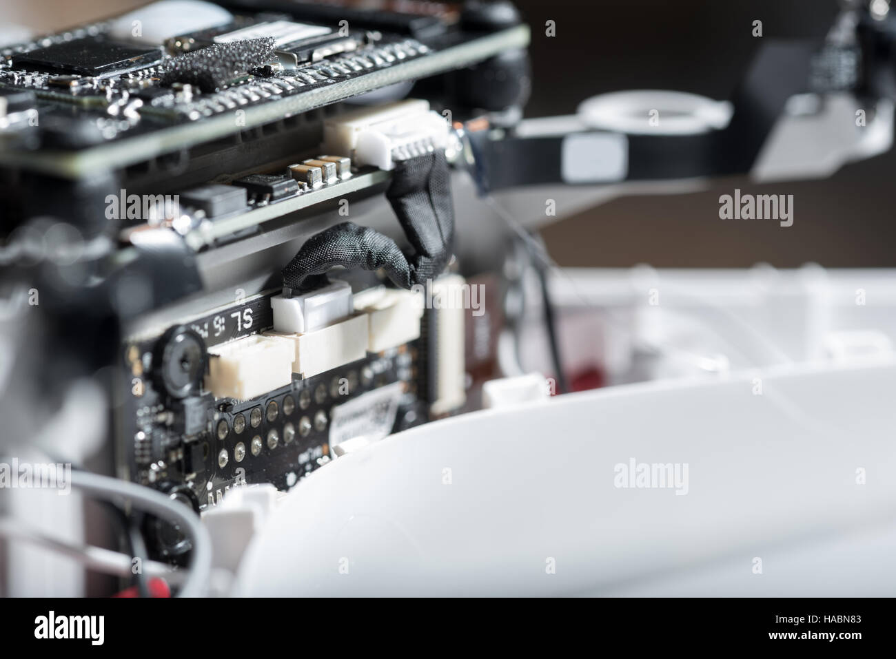 Close up of a motor with chip Stock Photo - Alamy