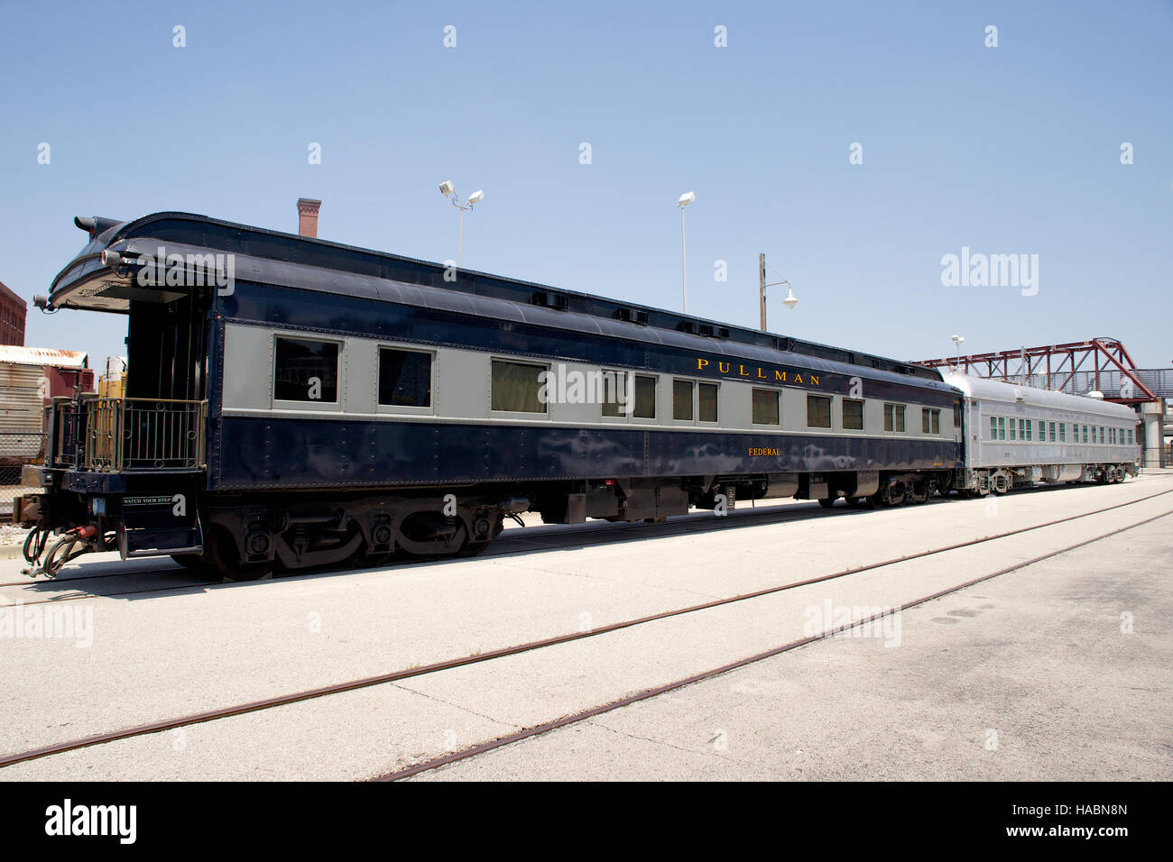 Pullman luxury passenger cars at Union Station, Kansas City, Missouri ...