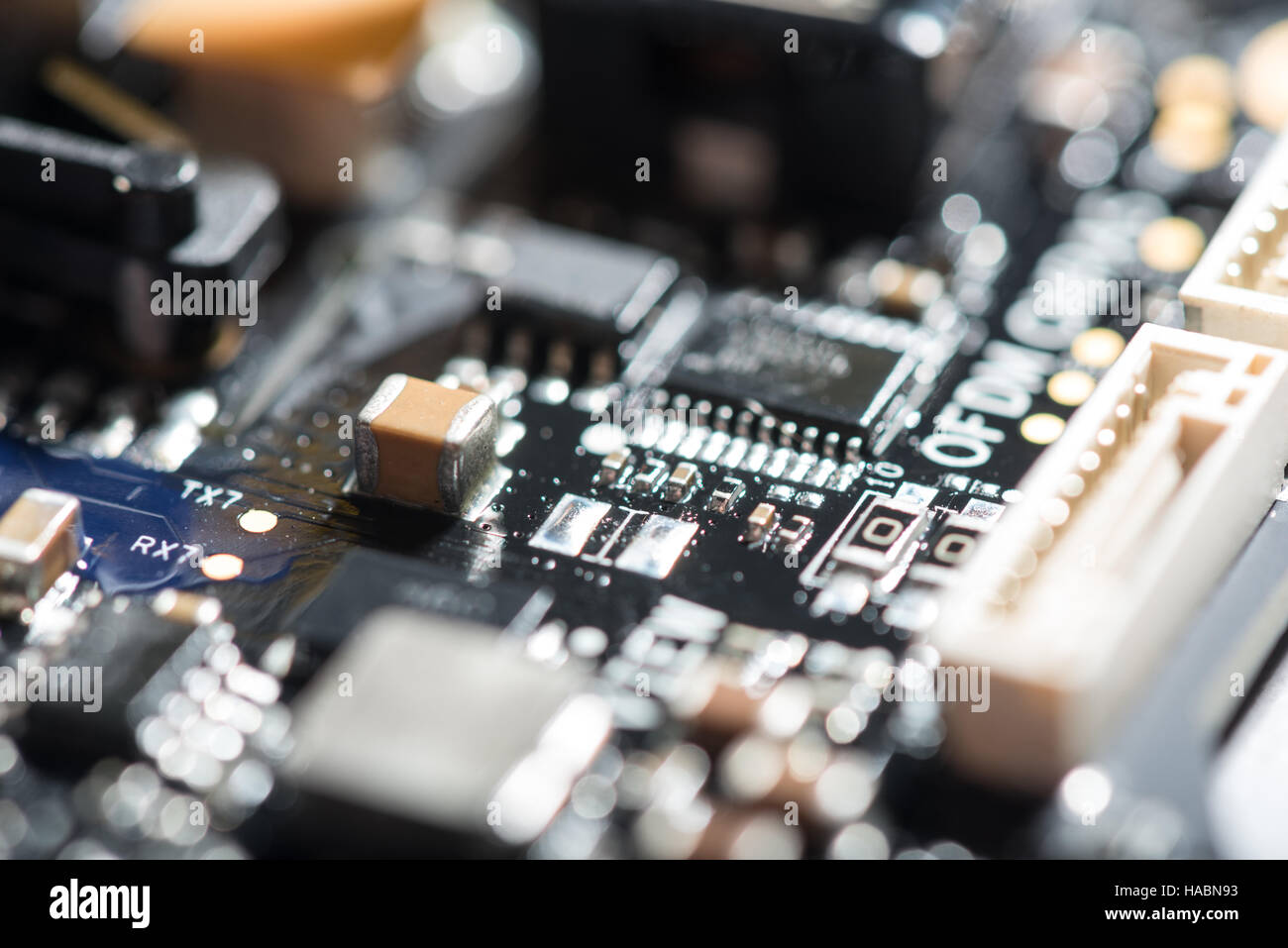 Detailed close up of drones chip Stock Photo - Alamy
