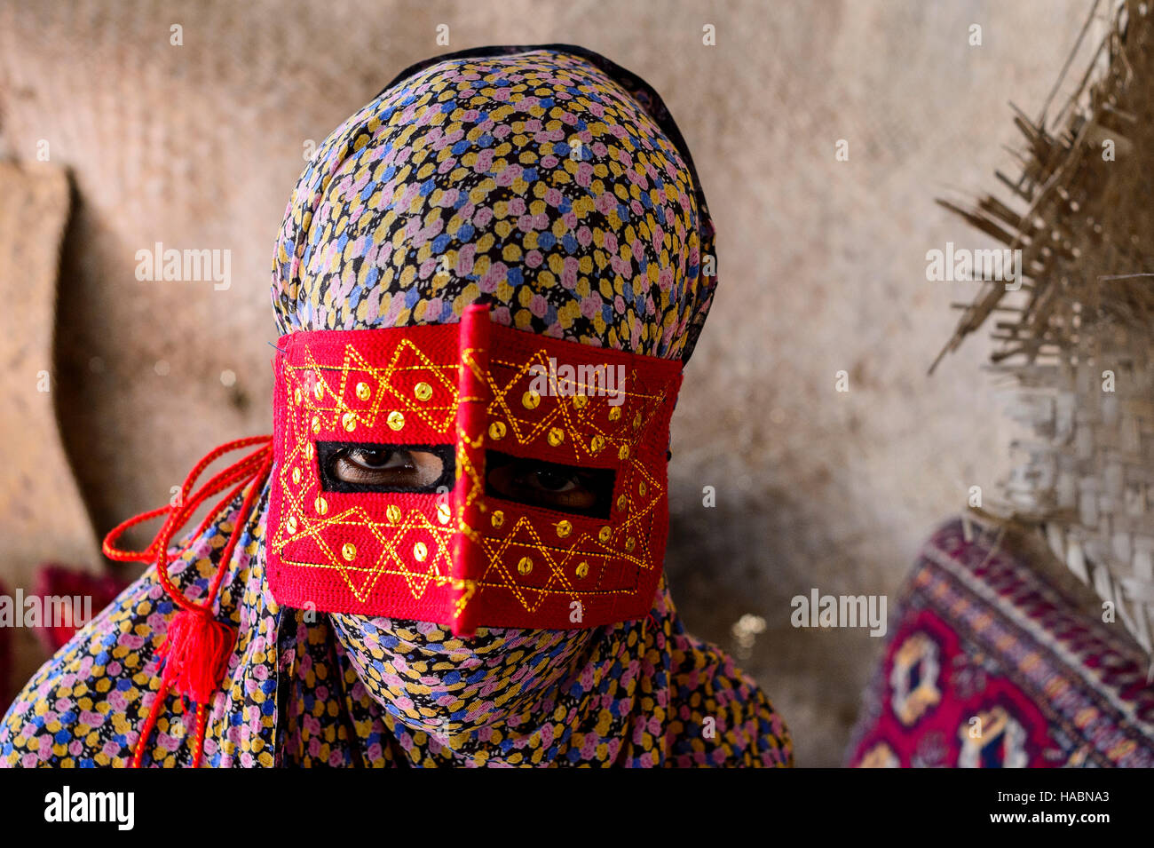 Bandari woman, Iran Stock Photo - Alamy