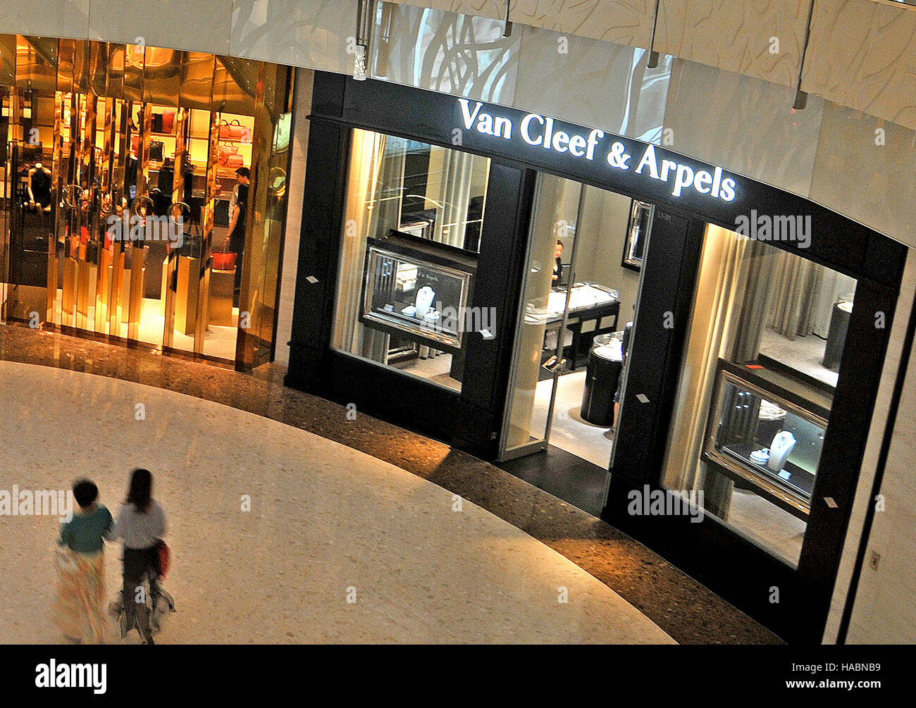 Cucci and Van Cleef & Arpels boutique IFC mall Pudong Shanghai China ...