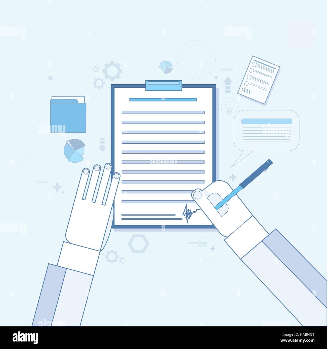 Contract Sign Up Paper Document Business Agreement Pen Signature Office ...