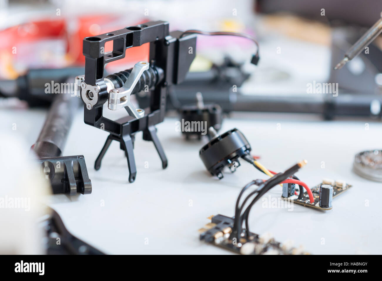 Close up of drone details and chips Stock Photo - Alamy