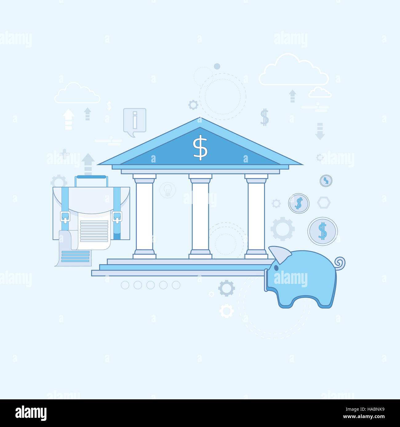 Financial Banking Business Finance Thin Line Stock Vector Image & Art ... Financial Banking Business Finance Thin Line Stock Vector Image & Art ...