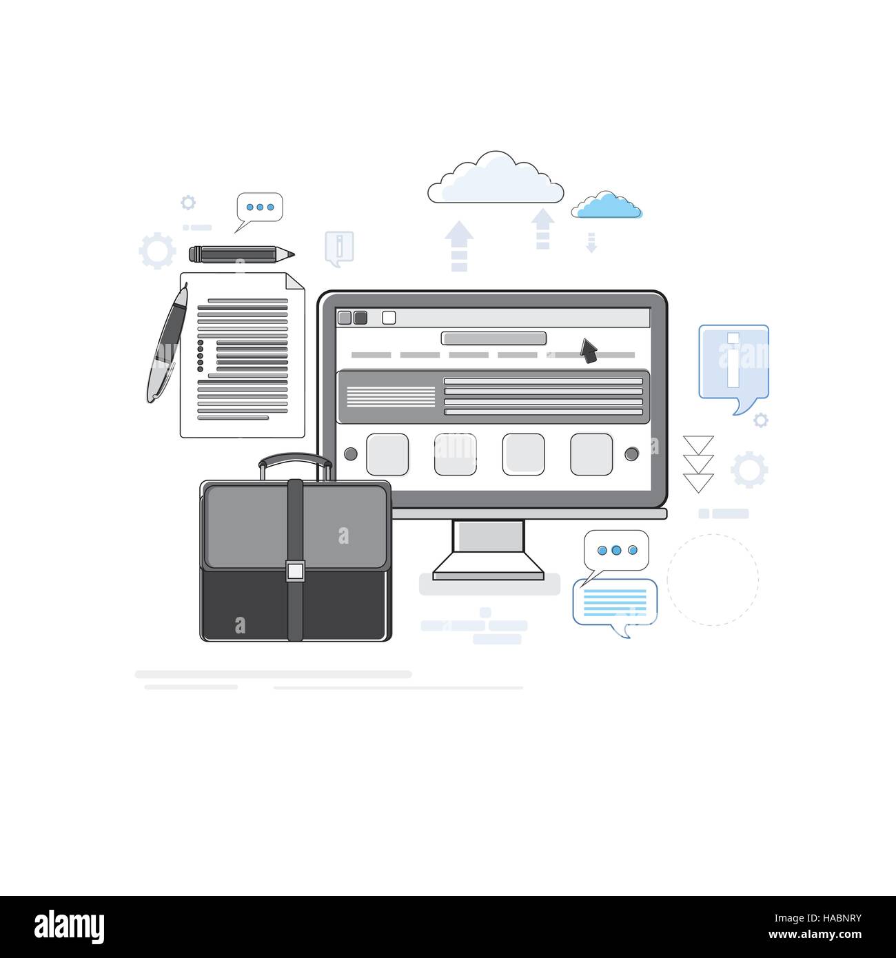 Brief career Stock Vector Images - Alamy