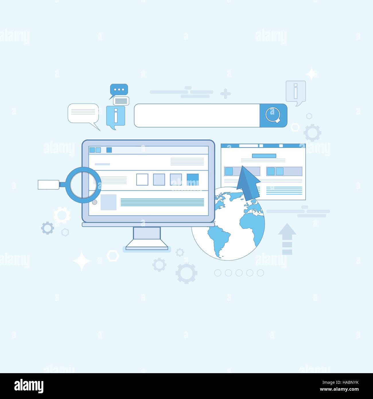 Digital content information technology hi-res stock photography and ...