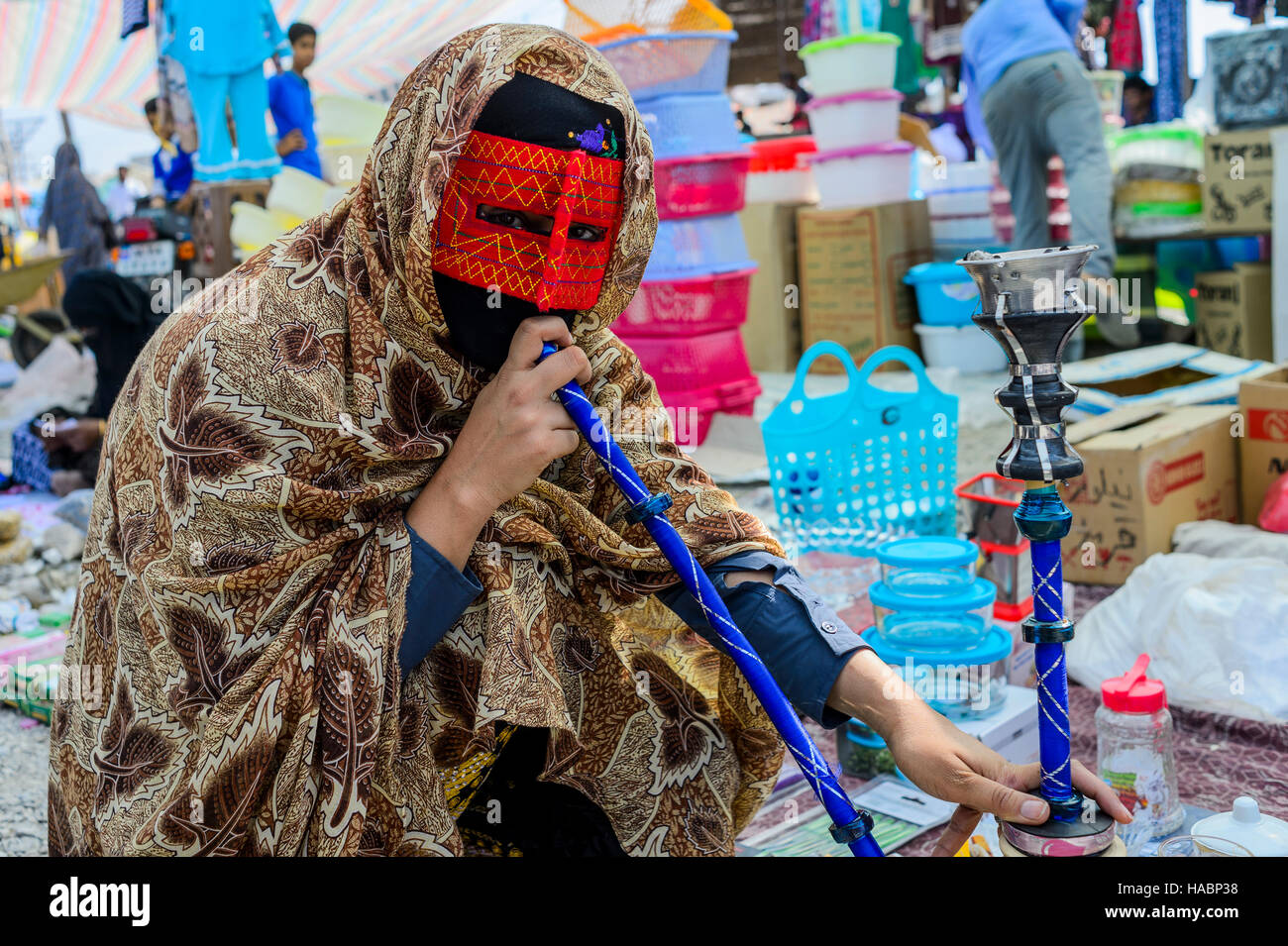 Bandari woman, Iran Stock Photo - Alamy