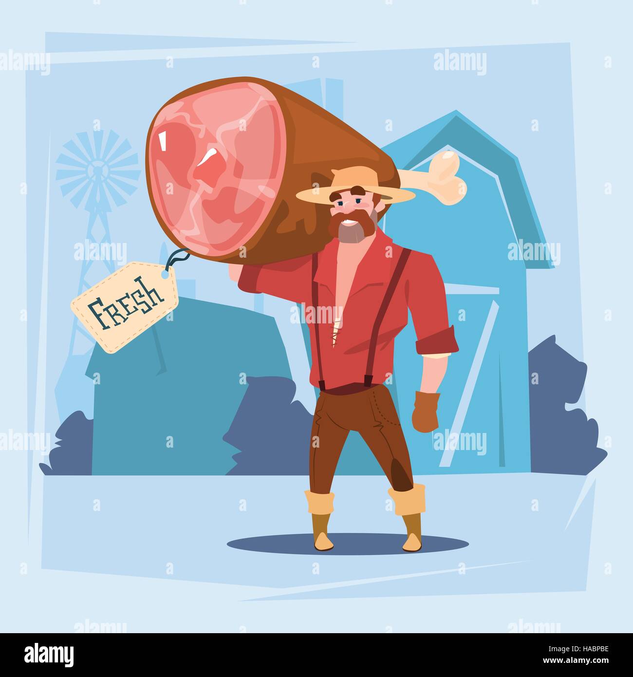 Boar Leg Stock Vector Images - Alamy