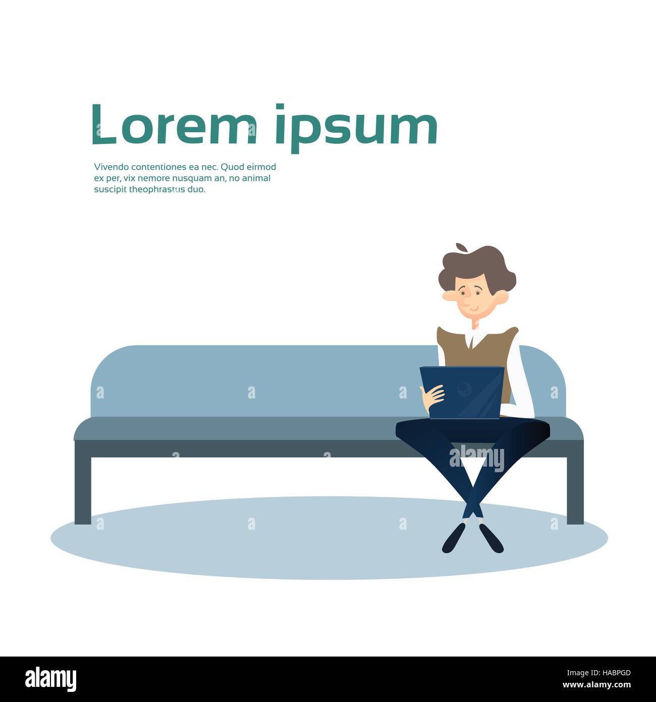 Sit and chat Stock Vector Images - Alamy