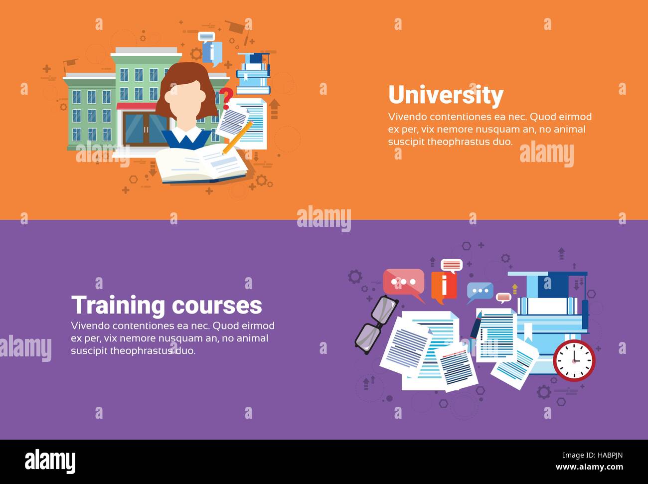 Graduate course Stock Vector Images - Alamy