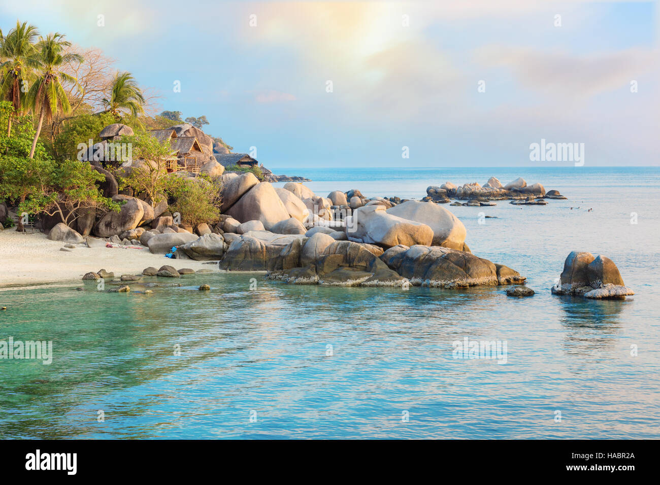 Asian tropical beach paradise in Thailand Stock Photo - Alamy