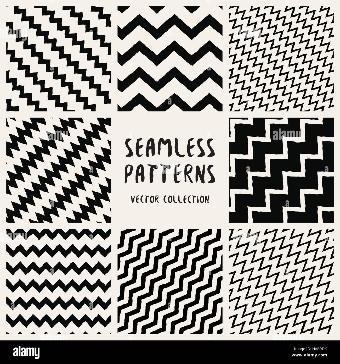 Set of seamless patterns Stock Vector Image & Art - Alamy
