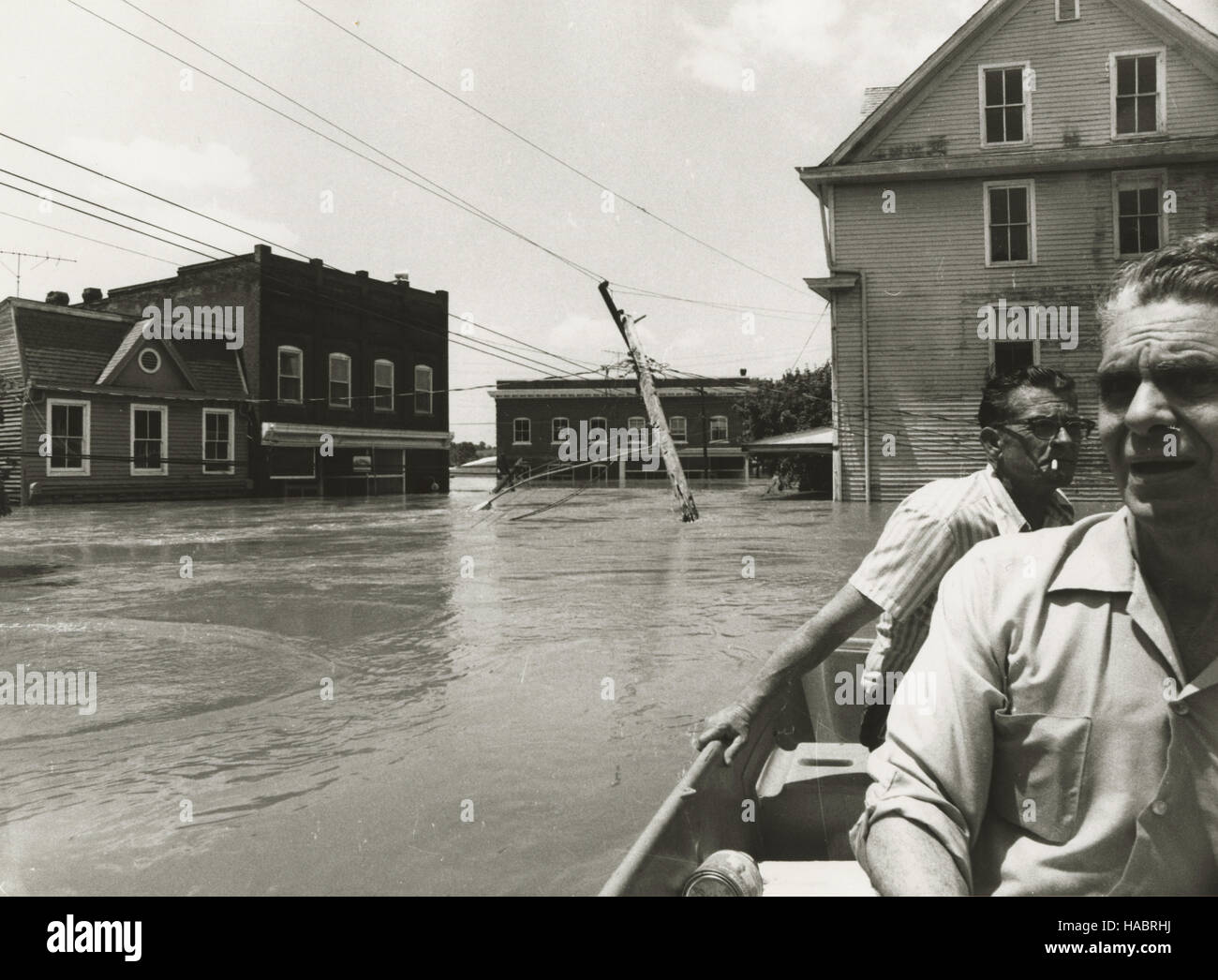Flooding of Hurricane Agnes, Virginia, 1972 Stock Photo - Alamy