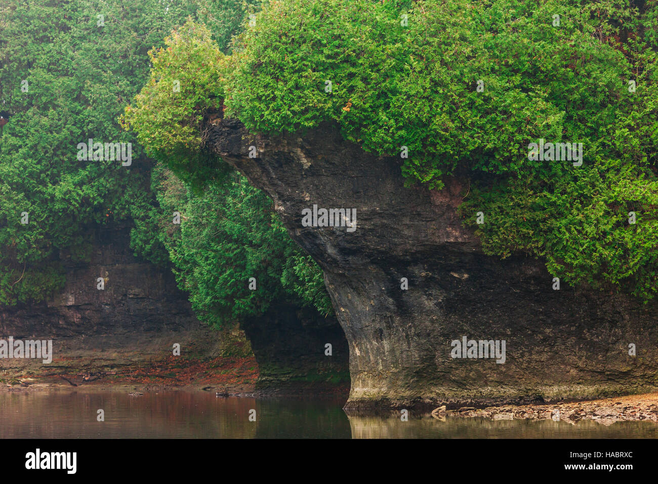 The gorge and Grand River in Elora Ontario, Canada Stock Photo - Alamy