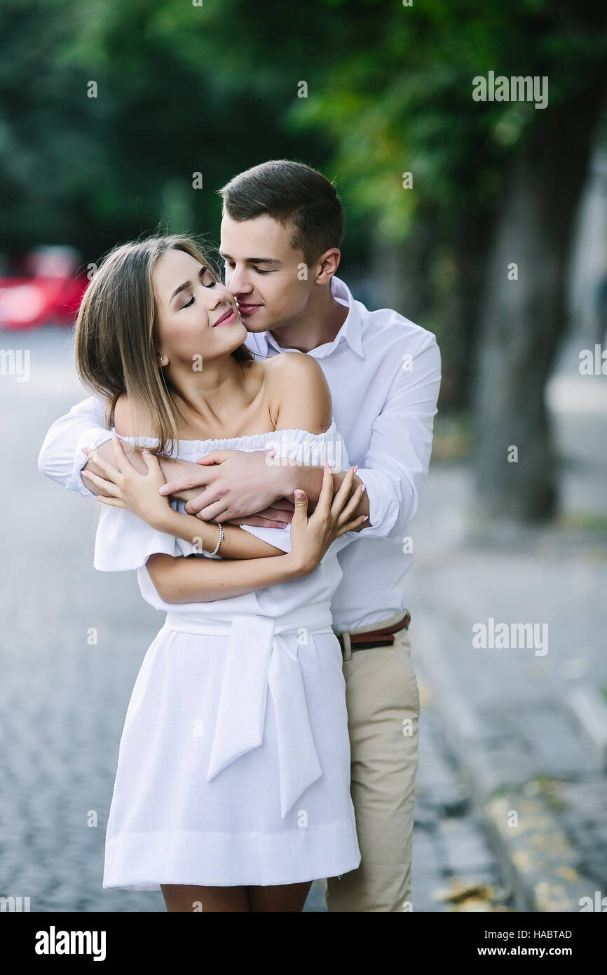 Young beautiful couple Stock Photo - Alamy