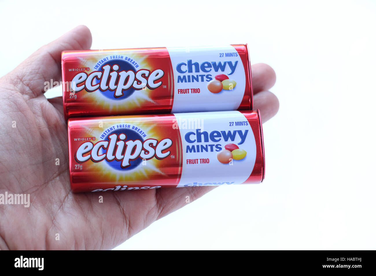 Sweet Mints Menthol Flavour Flavoured White High Resolution Stock ...