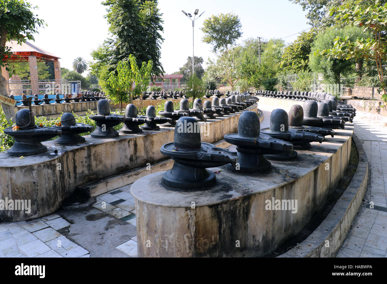 Hindu pilgrim the Shivpuri Dham Stock Photo - Alamy