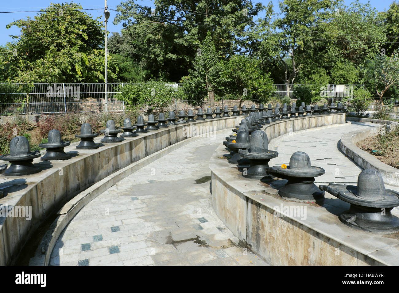 Hindu pilgrim the Shivpuri Dham Stock Photo - Alamy