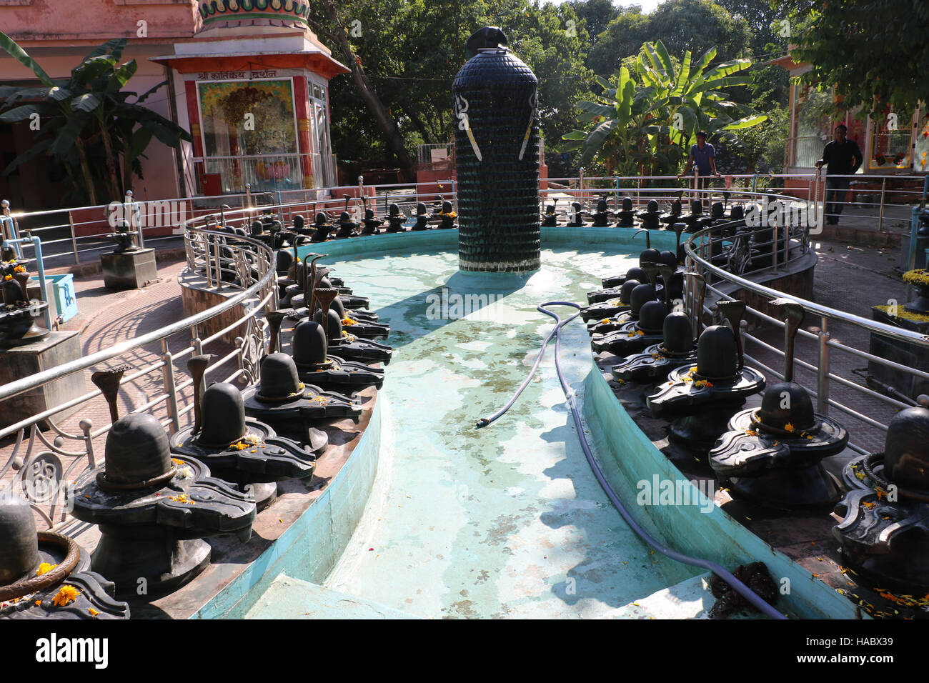 Hindu pilgrim the Shivpuri Dham Stock Photo - Alamy