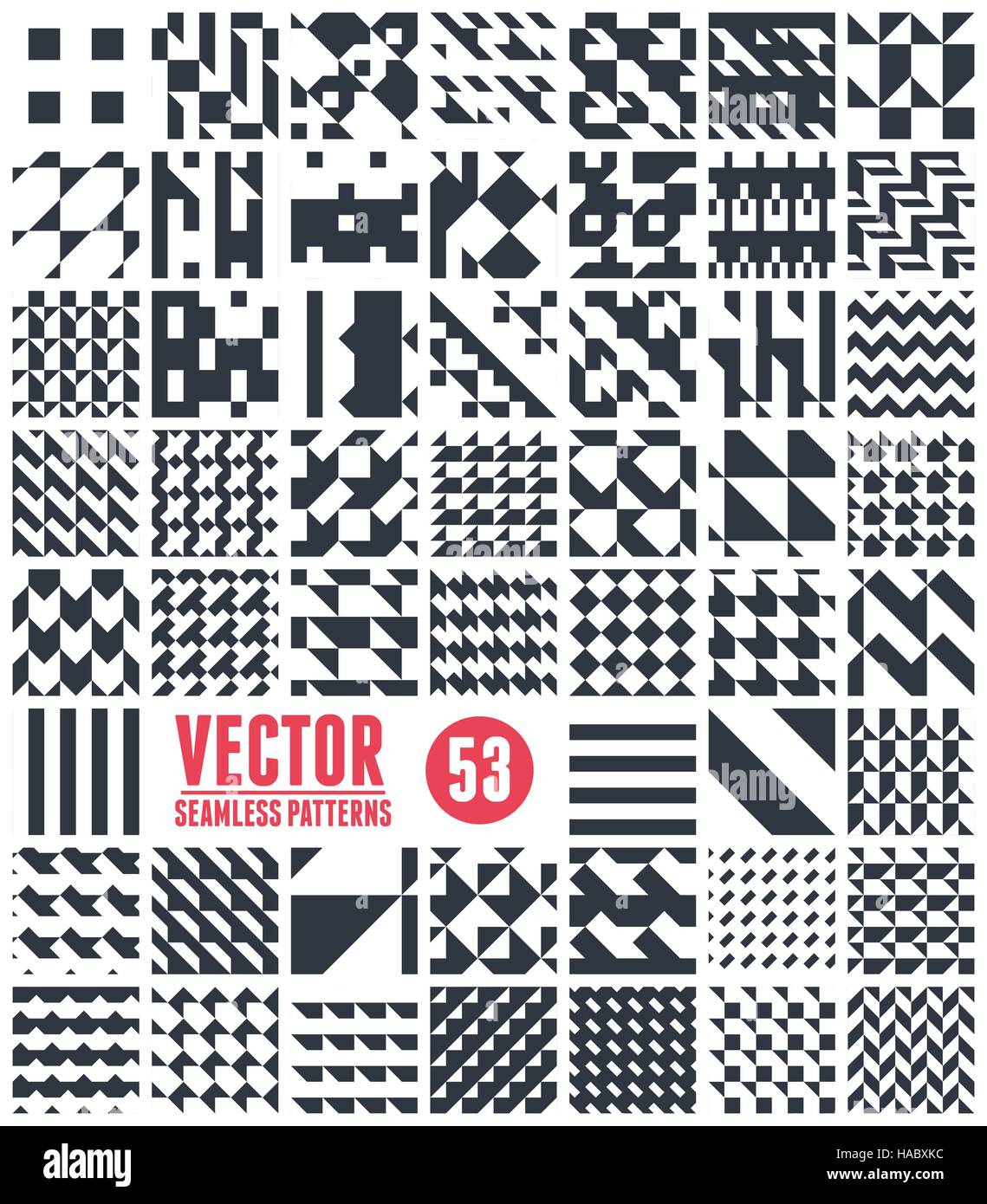 Simple geometric patterns Stock Vector Images - Alamy