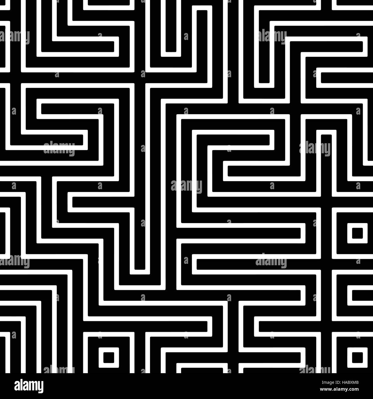 Seamless maze Stock Vector Images - Alamy