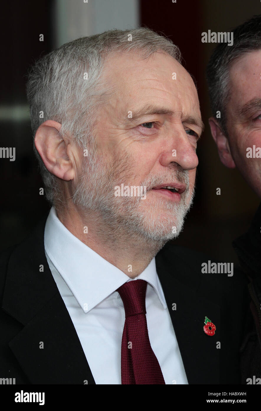 Jeremy Corbyn Leader of the Labour Party, attends the BBC Andrew Marr ...
