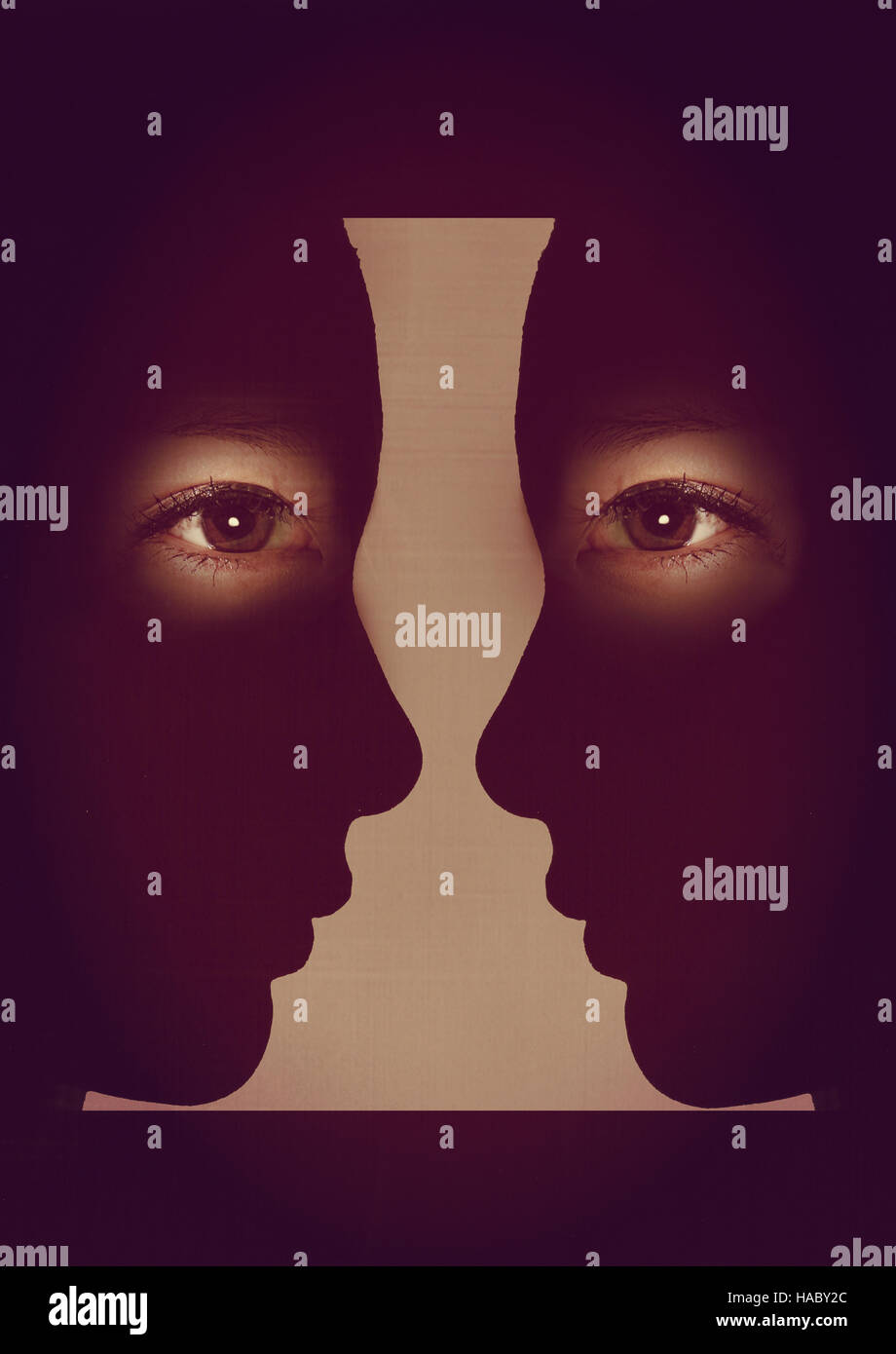 Symmetry face human hi-res stock photography and images - Alamy