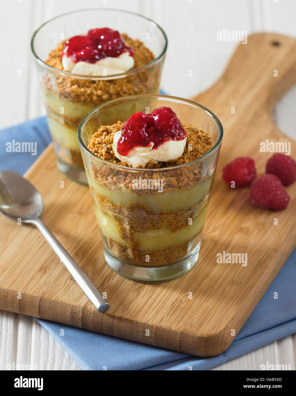 Aeblekage. Danish apple dessert. Denmark Food Stock Photo - Alamy