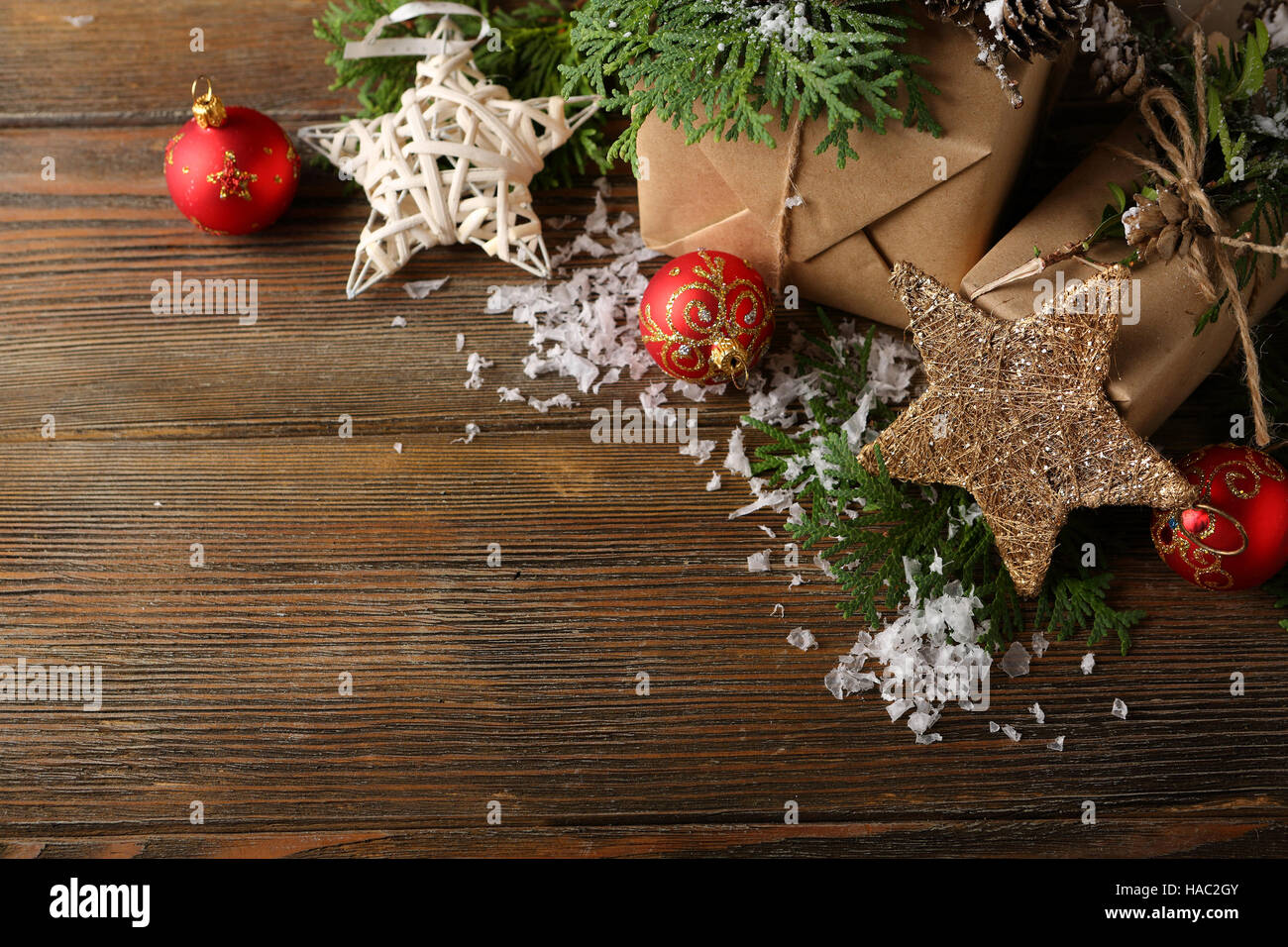 holiday background with gift boxes, xmas Stock Photo - Alamy