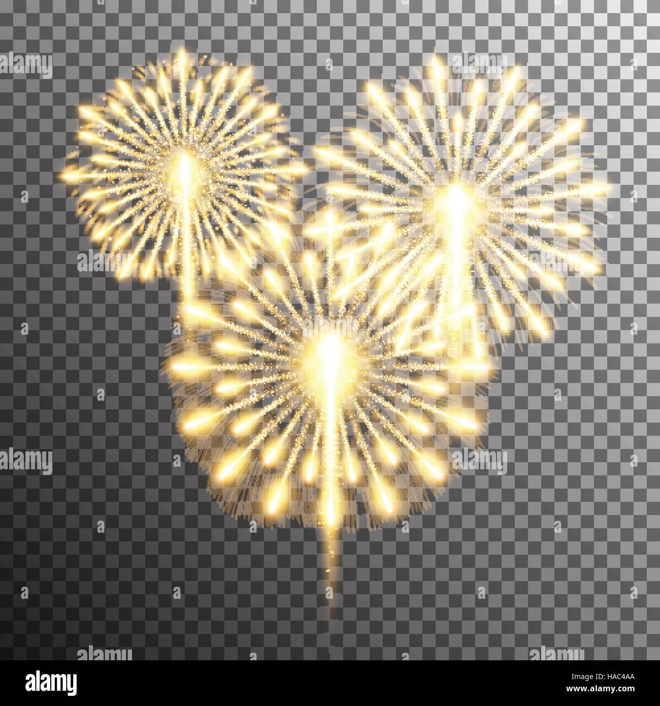 isolated realistic vector fireworks Stock Vector Image & Art - Alamy