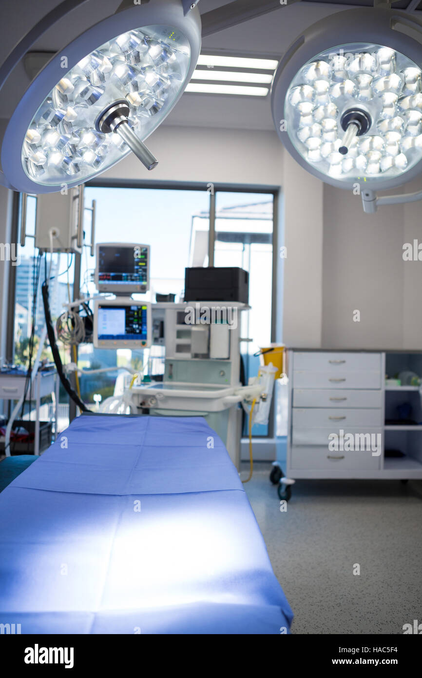 Equipment and medical devices in modern operating room Stock Photo - Alamy