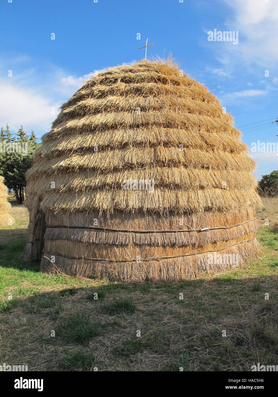 Greece Macedonia traditional shepherd's hut Stock Photo - Alamy