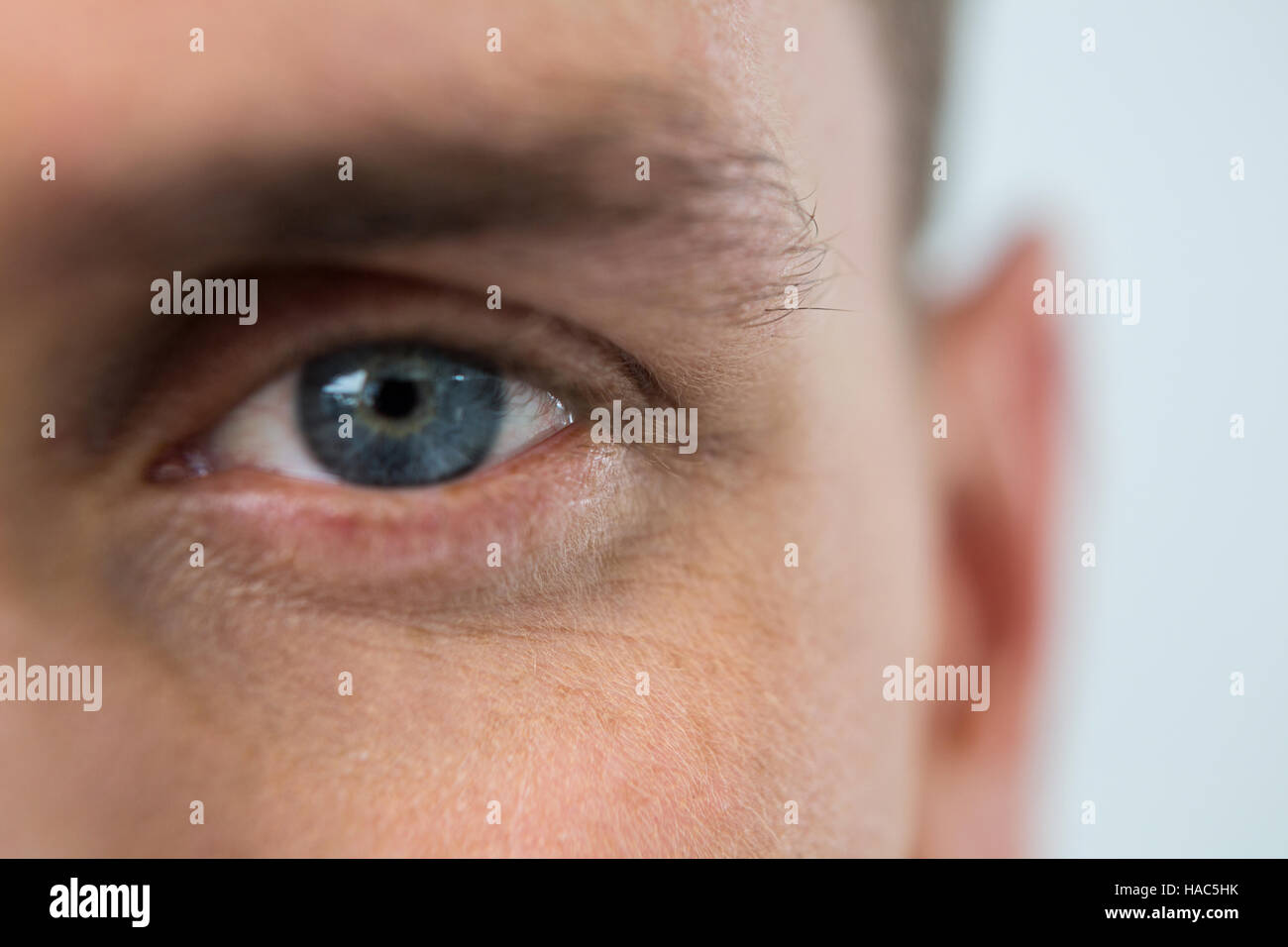 Eye of a man Stock Photo - Alamy