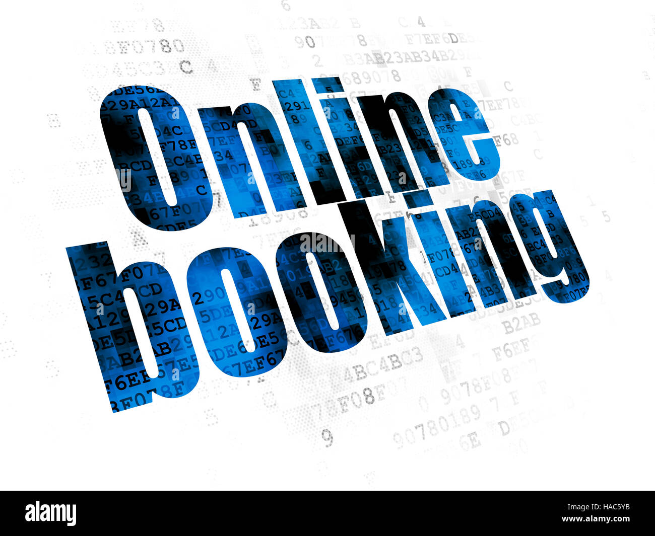 Vacation concept: Online Booking on Digital background Stock Photo - Alamy