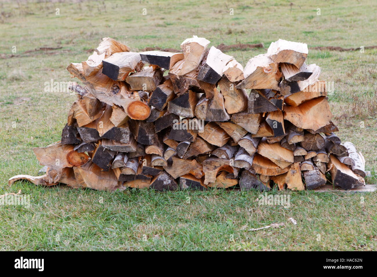 A pile of dry firewood Stock Photo - Alamy