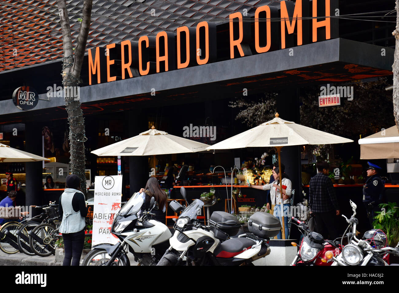 Mercado Roma market in the Roma neighborhood of Mexico City, Mexico ...
