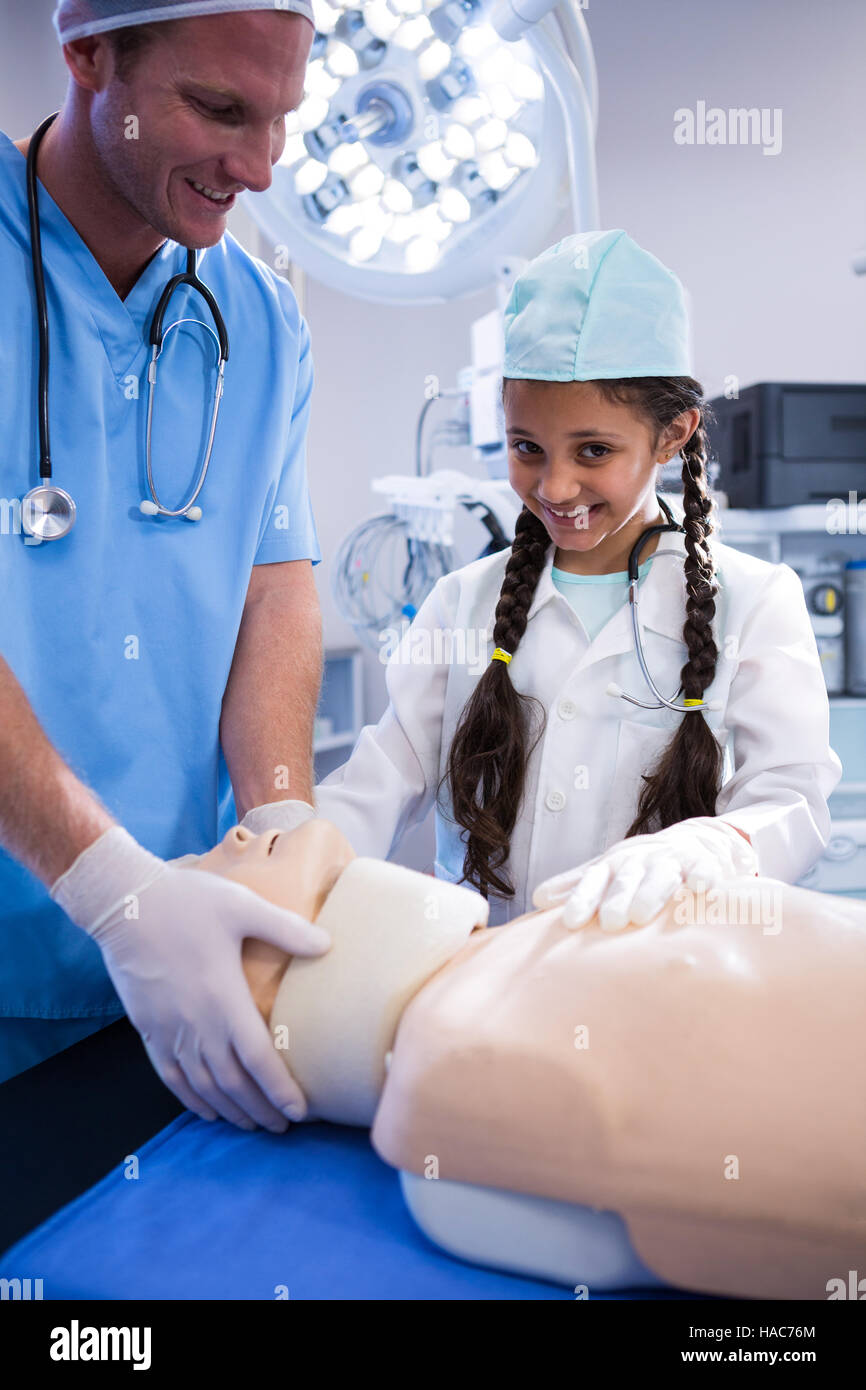Girl with dummy hi-res stock photography and images - Alamy