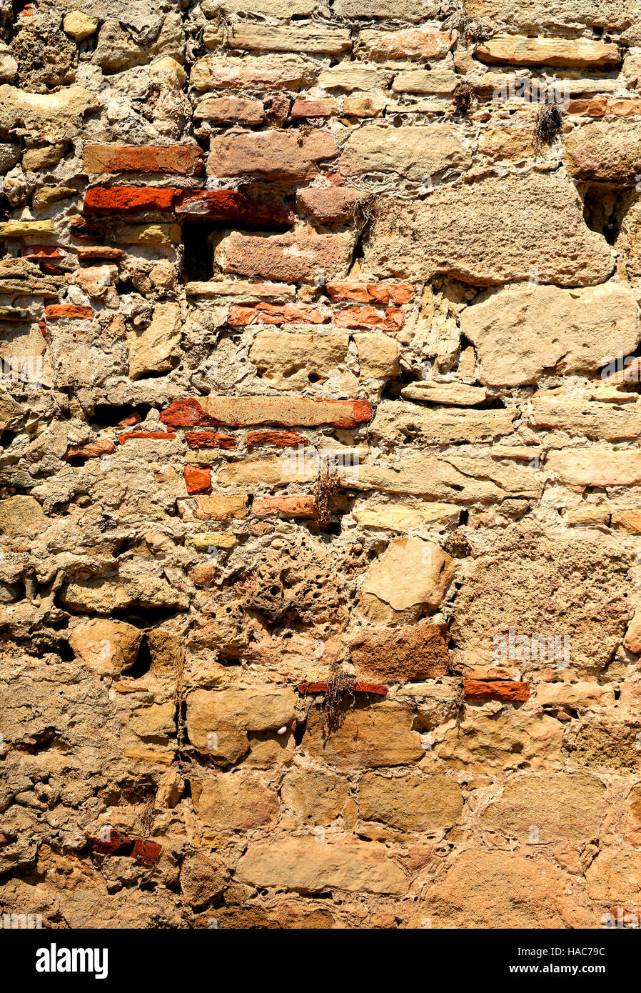 Photo close-up of retro bright old brick masonry Stock Photo - Alamy