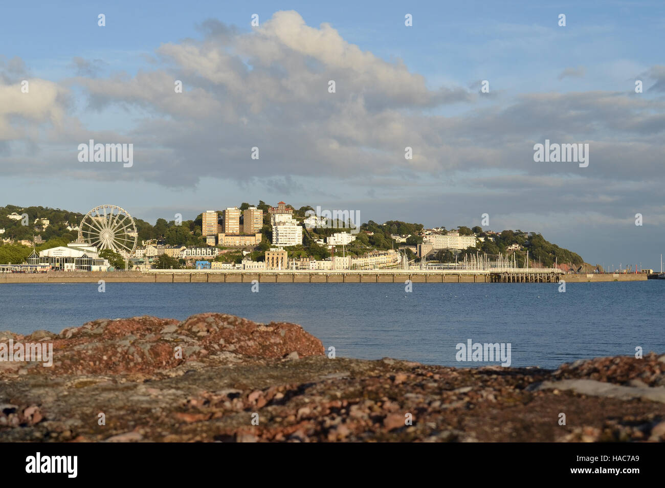 Seafront view of Torquay in Devon, England Stock Photo - Alamy