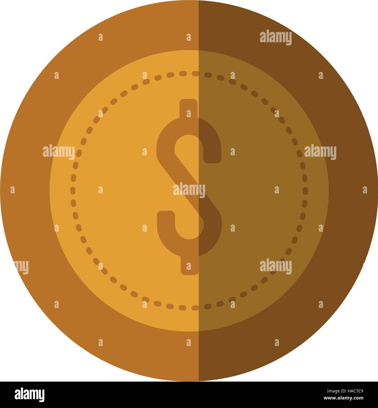 Isolated coin design Stock Vector Image & Art - Alamy