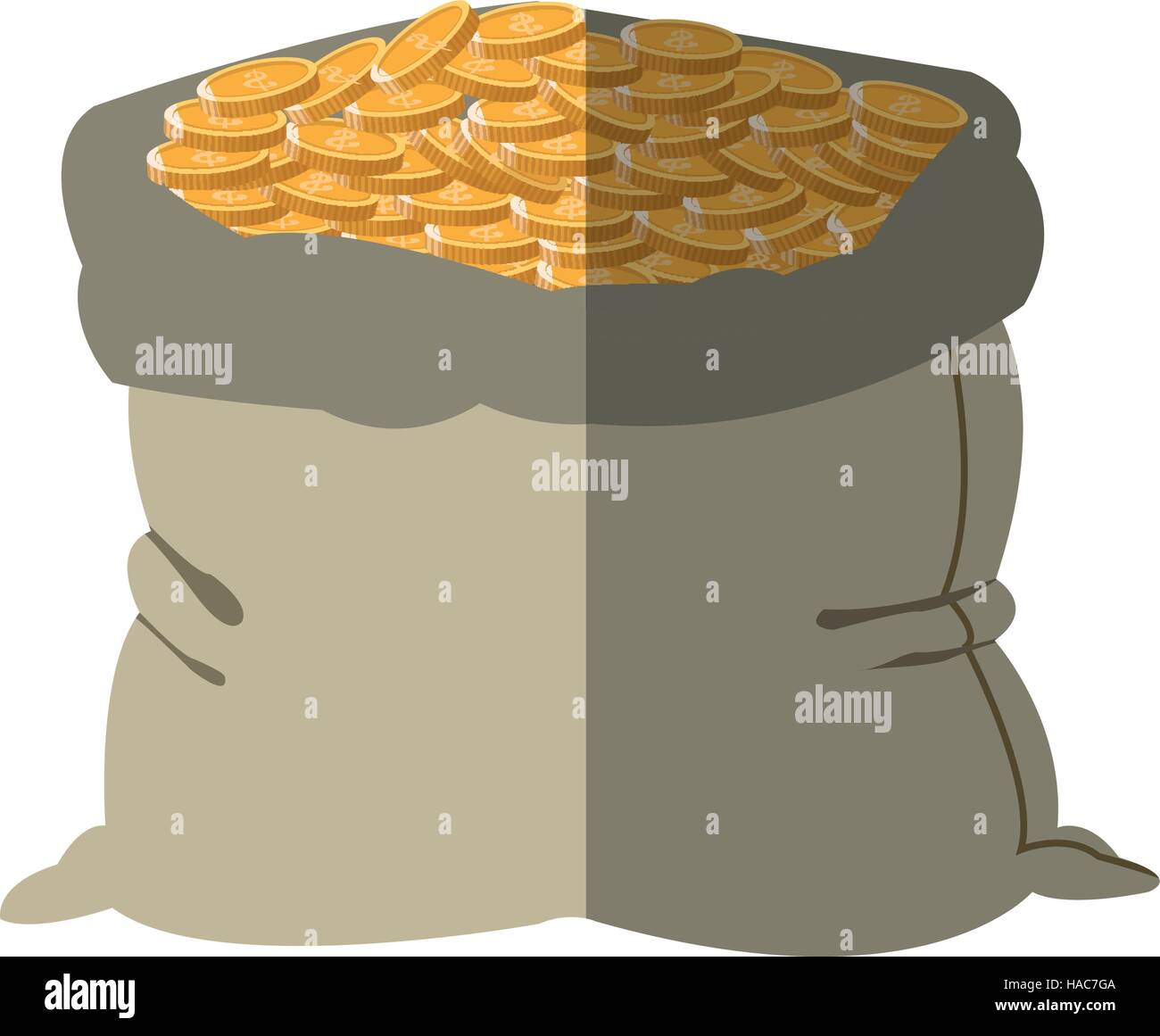 Isolated money bag design Stock Vector Image & Art - Alamy