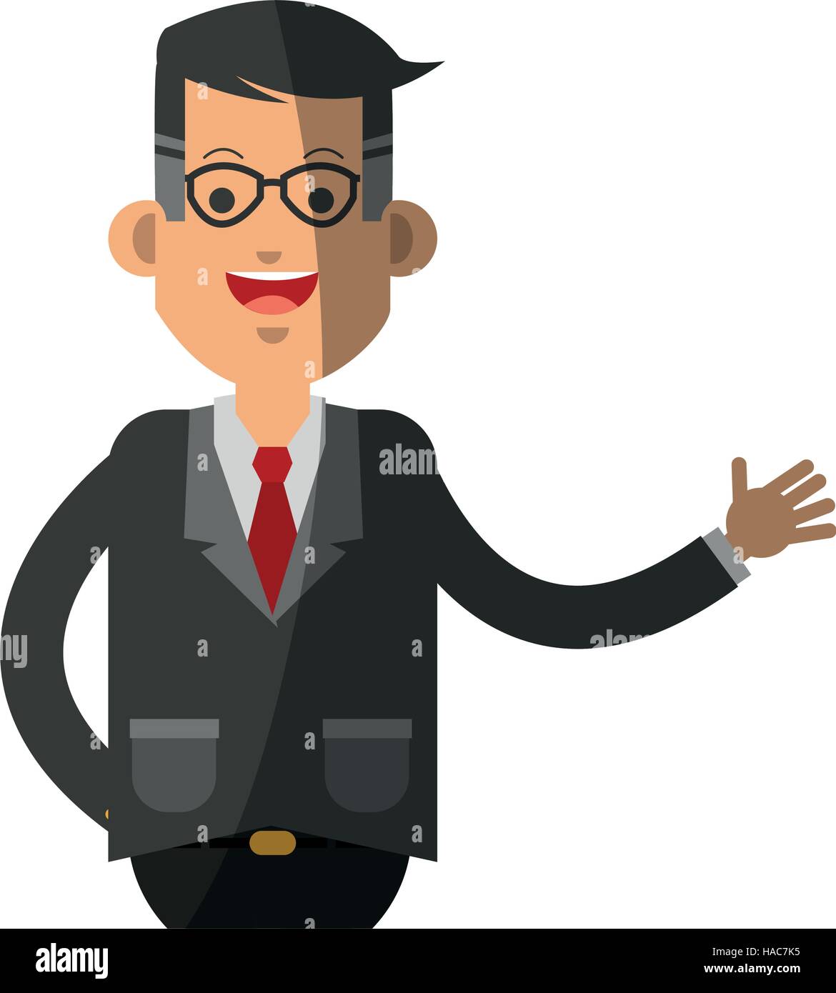 Isolated businessman design Stock Vector Image & Art - Alamy